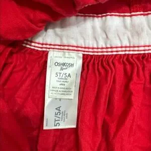 OshKosh B'gosh | Dresses | Oshkosh Bgosh Red Corduroy Jumper Dress ...